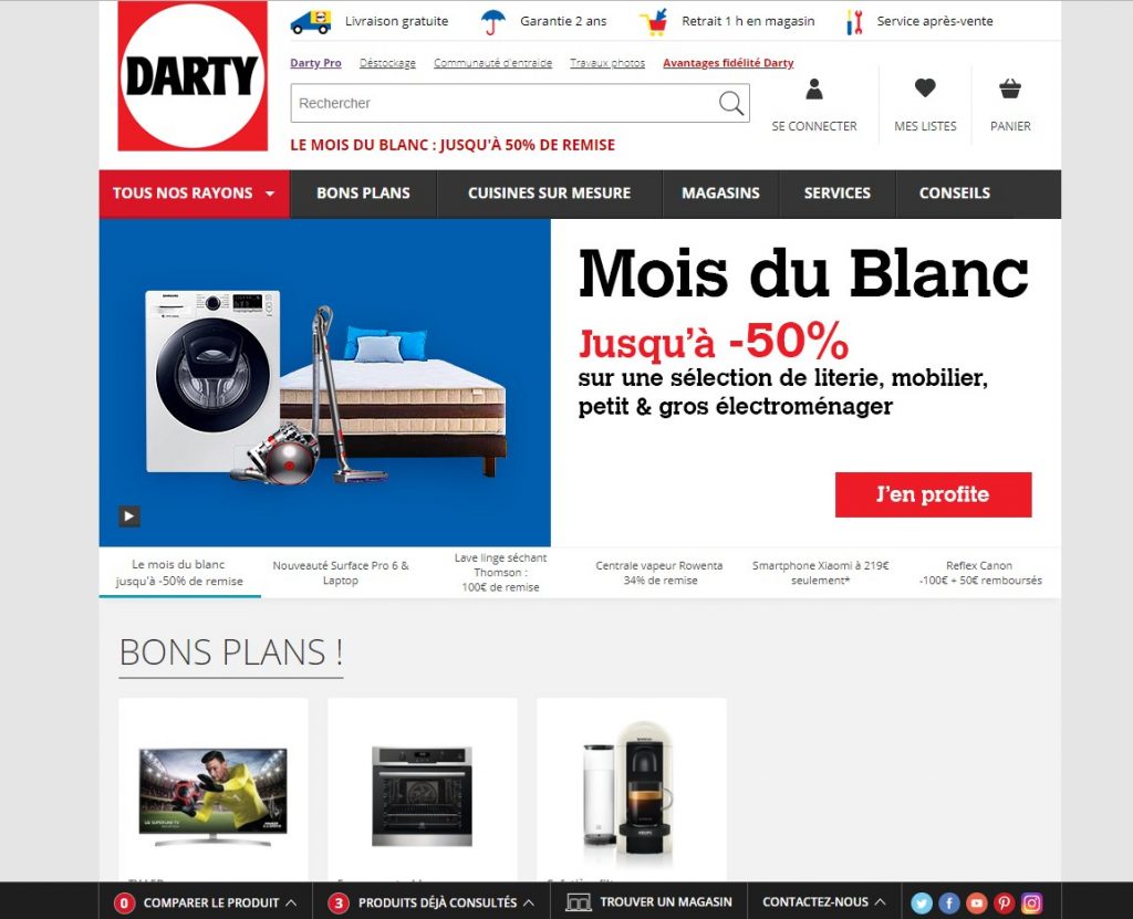 → Visiter Darty - Avis & Alternative 2020 | Top Site Marchand