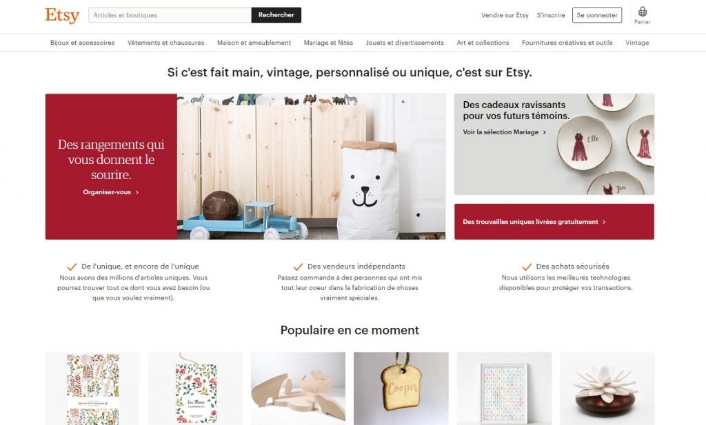 → Visiter Etsy - Avis & Alternative 2020 | Top Site Marchand